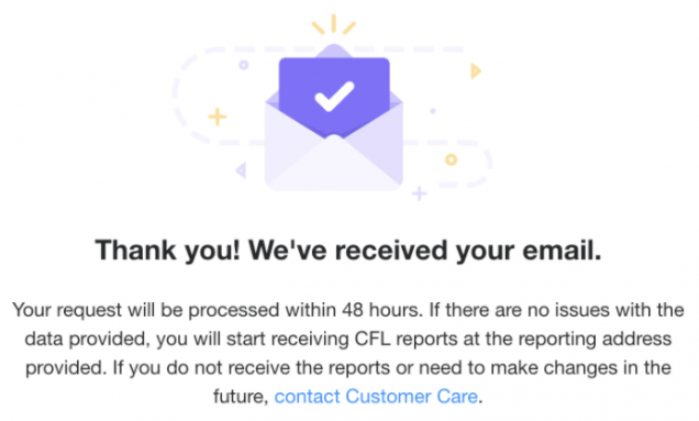 Set Yahoo complaint feedback loop - Emailchef